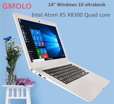 14inch Ultrabook Laptop Windows 10 Notebook Computer 10000mah Battery