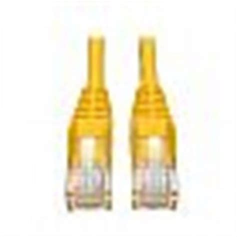 Tripp Lite 50ft Cat5e Cat5 Snagless Molded Patch Cable Rj45 Mm Yellow