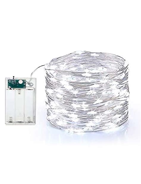 Alambre de 300 luces navideñas LEDs a pilas Acto para interior y