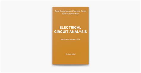 ‎electrical Circuit Analysis Mcq Multiple Choice Questions Pdf