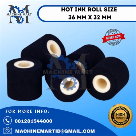 Jual Tinta Coding Hot Ink Roll 32 X 36 Hitam Mesin Coding Expired Date Kota Tangerang