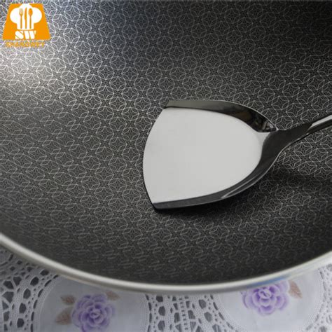 30cm 스테인레스 스틸 비 스틱 벌집 냄비 팬 의 고품질 30cm 스테인레스 스틸 비 스틱 벌집 냄비 팬