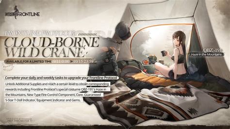 Frontline Protocol Cloud Borne Wild Crane Preview Rgirlsfrontline
