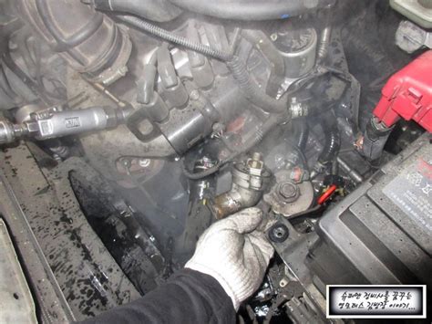 자동차 스파크 엔진 경고등 점등하여 차량입고냉각수 썸머스탯 히터 제어 회로 이상 네이버 블로그