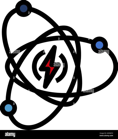 Atom Energy Icon Stock Vector Image And Art Alamy