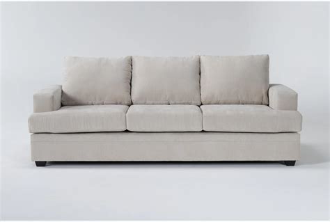 Bonaterra Sand Beige Fabric 97 Sofa Track Arms Loose Reversible
