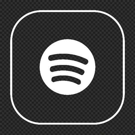 Download Outline Spotify Square App Icon Png Citypng