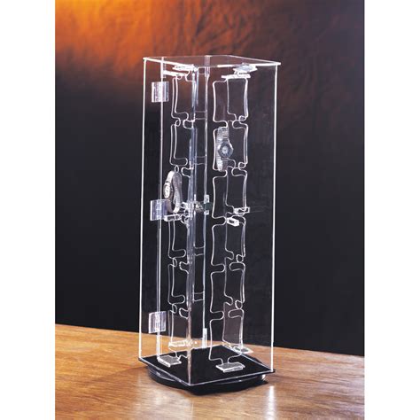 Acrylic Rotating Watch Display Cases Johnson Brothers Lapidary