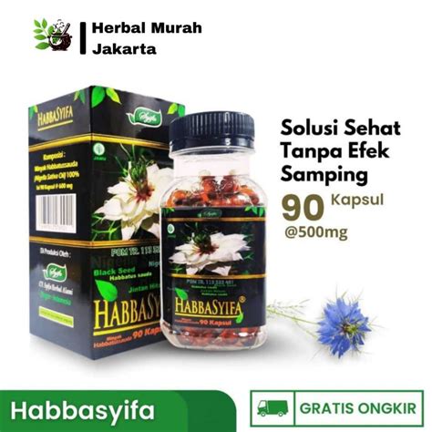 Jual Habbatusauda Habbasyifa 90 Kapsul Minyak Habbatussauda Black Seed