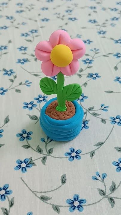 Diy Miniature Flower🌻diycrafts Cute😍 Miniatures🫰airdryclay