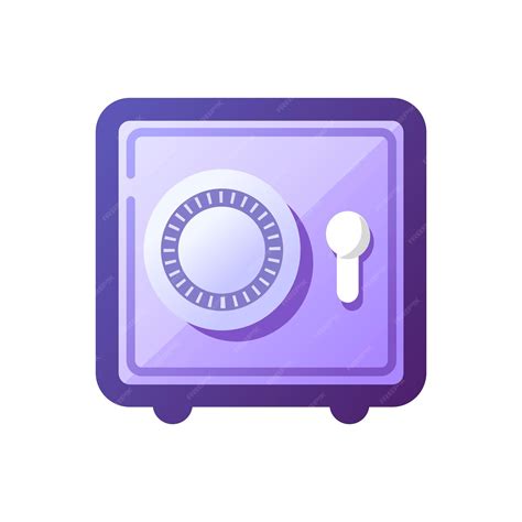 Premium Vector Illustration Of A Secure Safe Locked Safe Icon