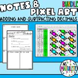 NOTES Adding And Subtracting Decimals By Ms Mathlete TPT