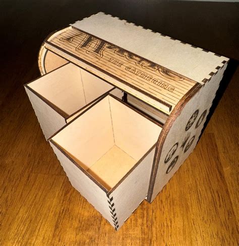 Ccg Mtg Card Box Svg File For Laser Cut Etsy