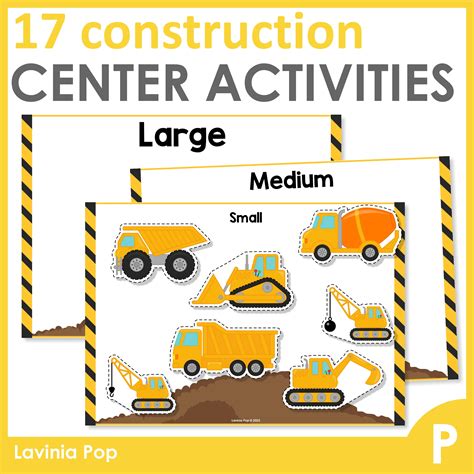 Construction Centers For Preschool Morning Tubs Bins
