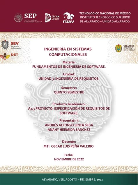 Plantilla Ers Ieee Std 830 1998 Pdf Descargar Gratis Pdf Software Ingeniería De Software