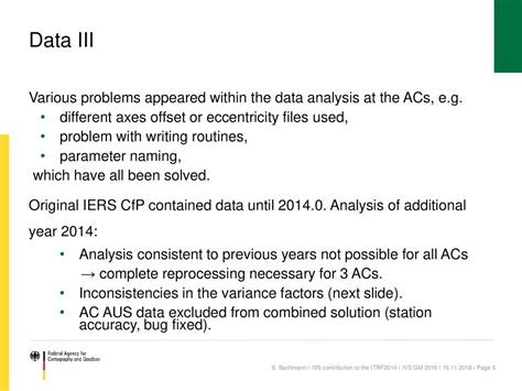 Ivs Contribution To The Itrf Ppt Download