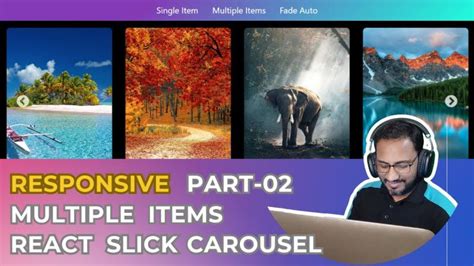Md Ashraf Ali On Linkedin Responsive Multiple Items React Slick Carousel Tutorial Part 02