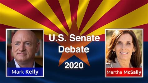 Us Senate Debate 2020 Mark Kelly D And Sen Martha Mcsally R