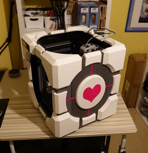 Companion Cube P1p Mod Bambu Lab By Neil3dprints Download Free