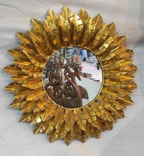 Iron Gold Mirrior Size 30 Inch At ₹ 1749 Piece In Moradabad Id