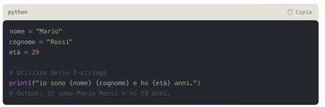 Corso Python Guida Alle Variabili Ed Esempi Video Tutorial Ia Per Tutti