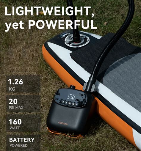 Review AIRBANK Puffer Pro Rechargeable Pump For Inflatable Sup