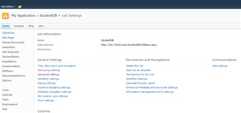 Create Site Columns Content Types Bind Content Type To List In Share Point Maria Academy