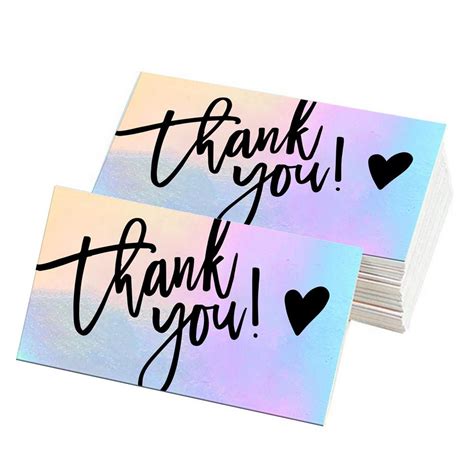 50pcs Postcard Kleurrijke Dank U Kaarten Voor Onde Vicedeal