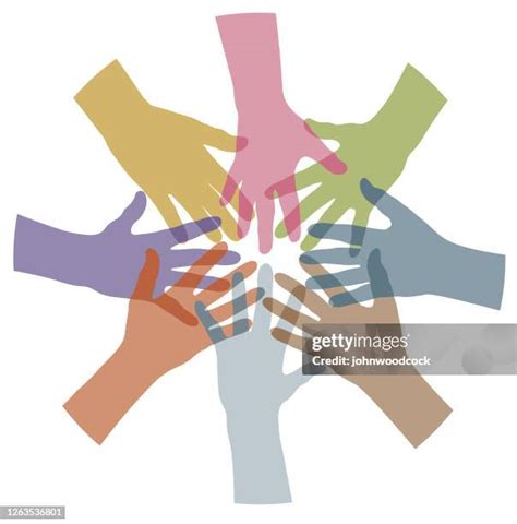 Hands Unity Symbols High Res Illustrations Getty Images