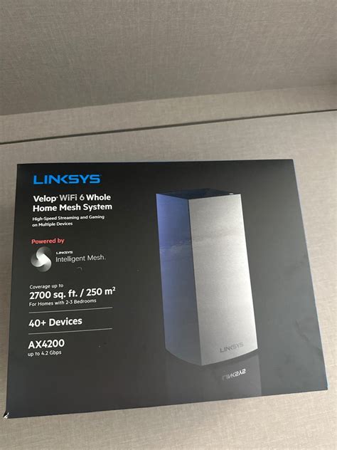 Linksys Velop Mx4200 Ax4200 Computers And Tech Parts And Accessories Networking On Carousell