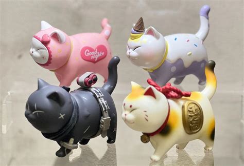 Art Toy น้องแมว 4 ตัว Ennxo