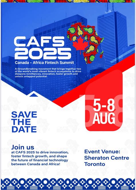 Canada Africa Fintech Summit Cafs 2025 Africa Fintech Network