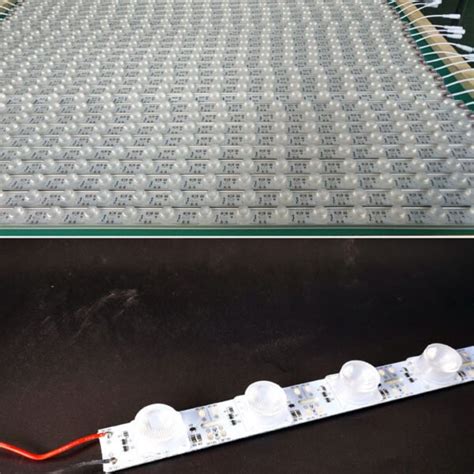 Side View SMD3030 LED Lens Diffusion Hard Strip 12V Dream LED Strips