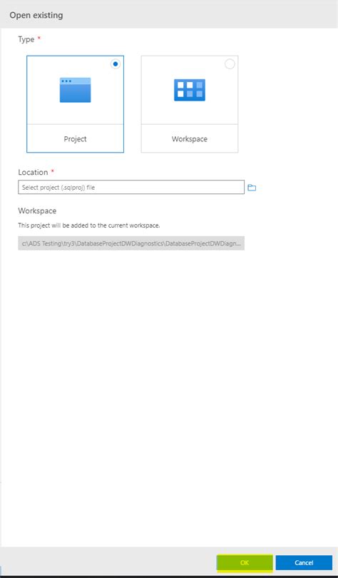 Create New Project And Open Project Ui To Have More Meaningful Button