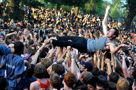 Lady Gaga Fires Up Lollapalooza Stage Dives Images Billboard