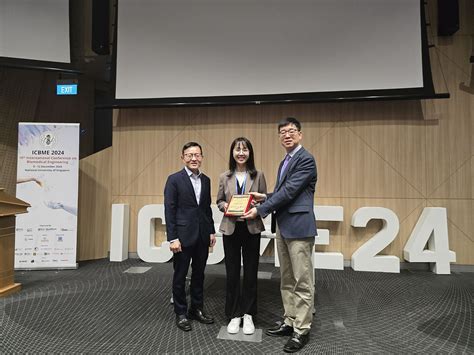 Prof Hnin Y Y Nyein Received The Apbec Young Scholar Award