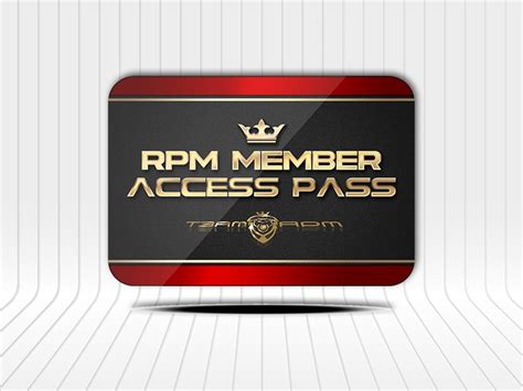 Access Pass For Member Organize Rearrange And Restock