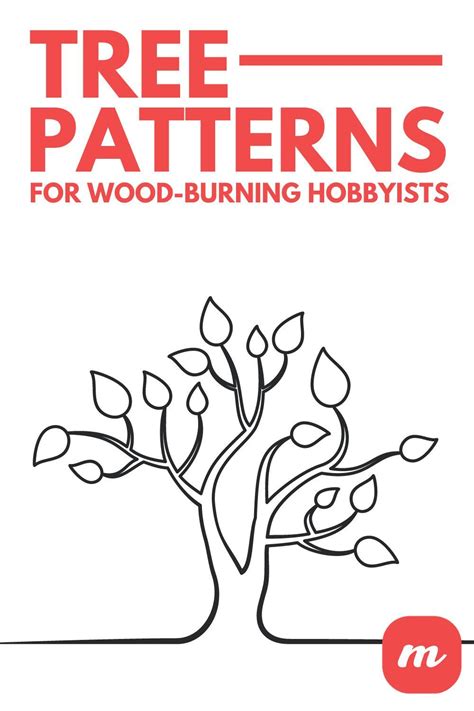 Tree Patterns For Wood Burning Hobbyists Wood Burning Wood Burning Techniques Tree Patterns
