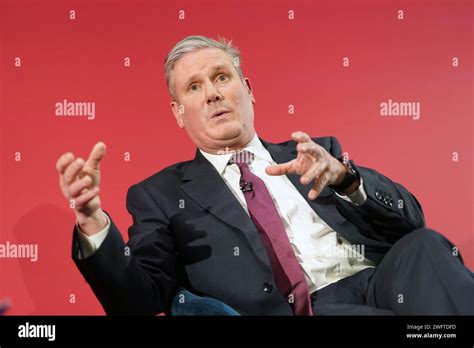 Labour Leader Sir Keir Starmer Answers Questions Following His Speech