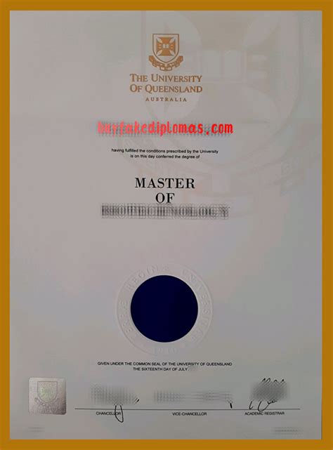 Fake University Of Queensland Degree Buy Fake Diplomas High School