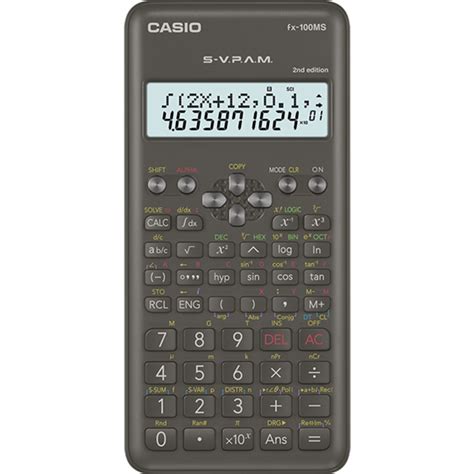 Casio Portable School And Lab Non Programmable Scientific Calculator Fx 100ms 2nd Edition