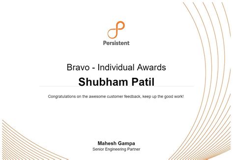 Gratitude Achievement Customersuccess Persistentsystems