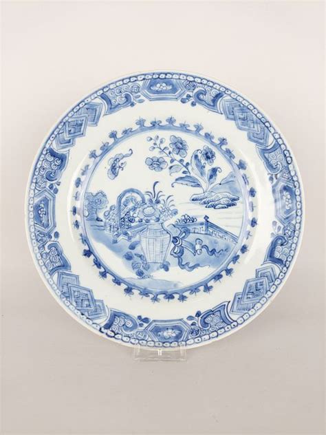 Assiette 1 Bleu et blanc Porcelaine décor de Catawiki
