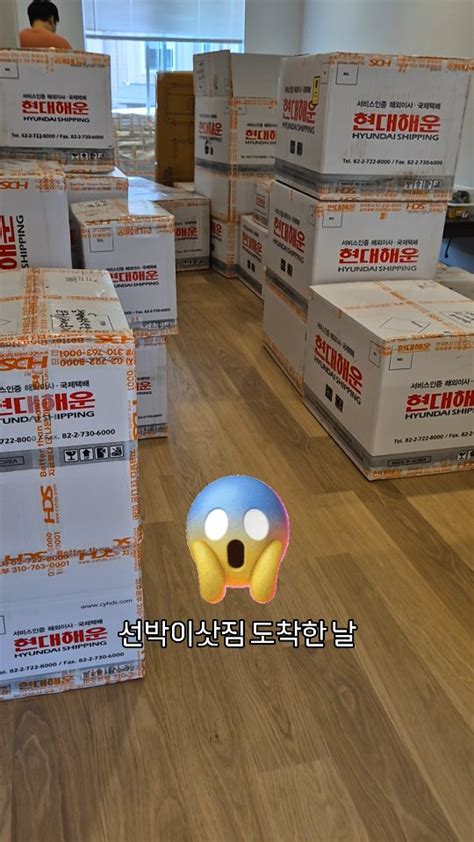 포틀랜드 포틀댁 포틀맘 선박이삿짐 도착한 날 한달 반 만에 짐 도착📦 시차적응도 안됐는데 노동 시작😱 저희는 현대