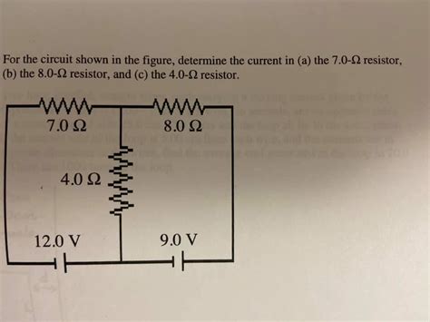 Solved For The Circuit Shown In The Figure Determine The Chegg