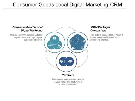 Consumer Goods Local Digital Marketing Crm Packages Comparison Cpb Presentation Graphics
