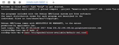 SSL Certificate Setup For WordPress On Google Cloud Click To Deploy