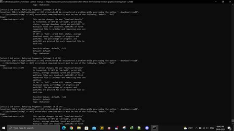 Getting Aria2c Error Code · Issue 58 · Puyodead1udemy Downloader · Github