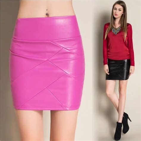 2018 New Summer Womens Sexy Mini Skirt Fashion High Waist Slim Ol