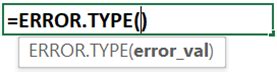 Error Type Function In Excel Codes Examples How To Use